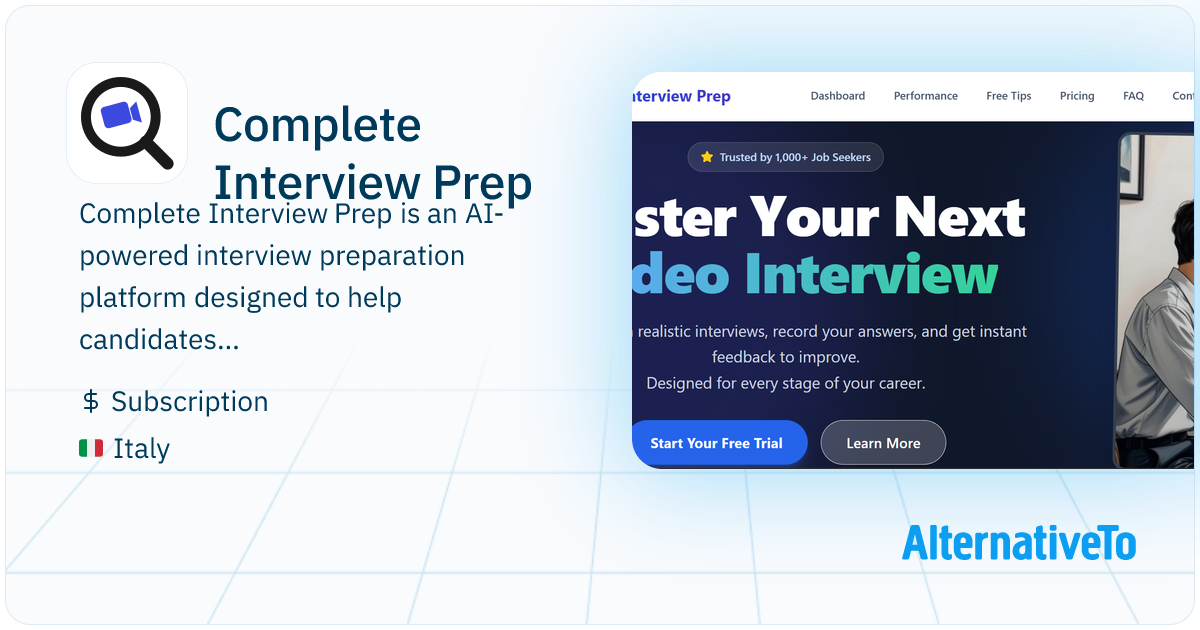 Complete Interview Prep: Master Your Next Video Interview | AlternativeTo