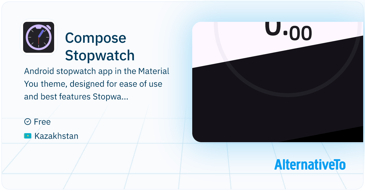 Compose Stopwatch: Android stopwatch in the Material You theme ...