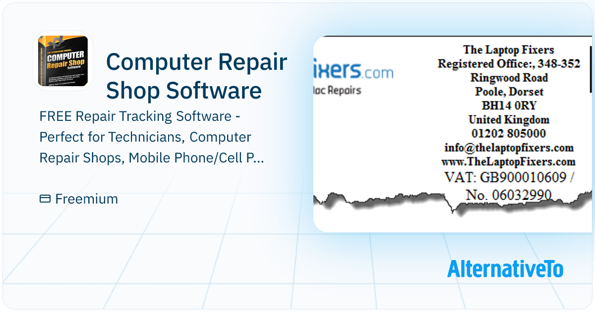 Computer Repair Shop Software: Free repair tracking software for ...