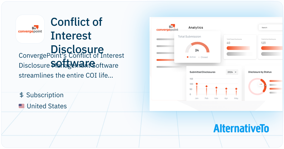 Conflict of Interest Disclosure software: Conflict of Interest ...