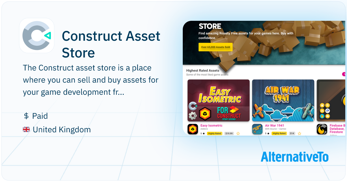Construct Asset Store: The Construct asset store is a place where you ...
