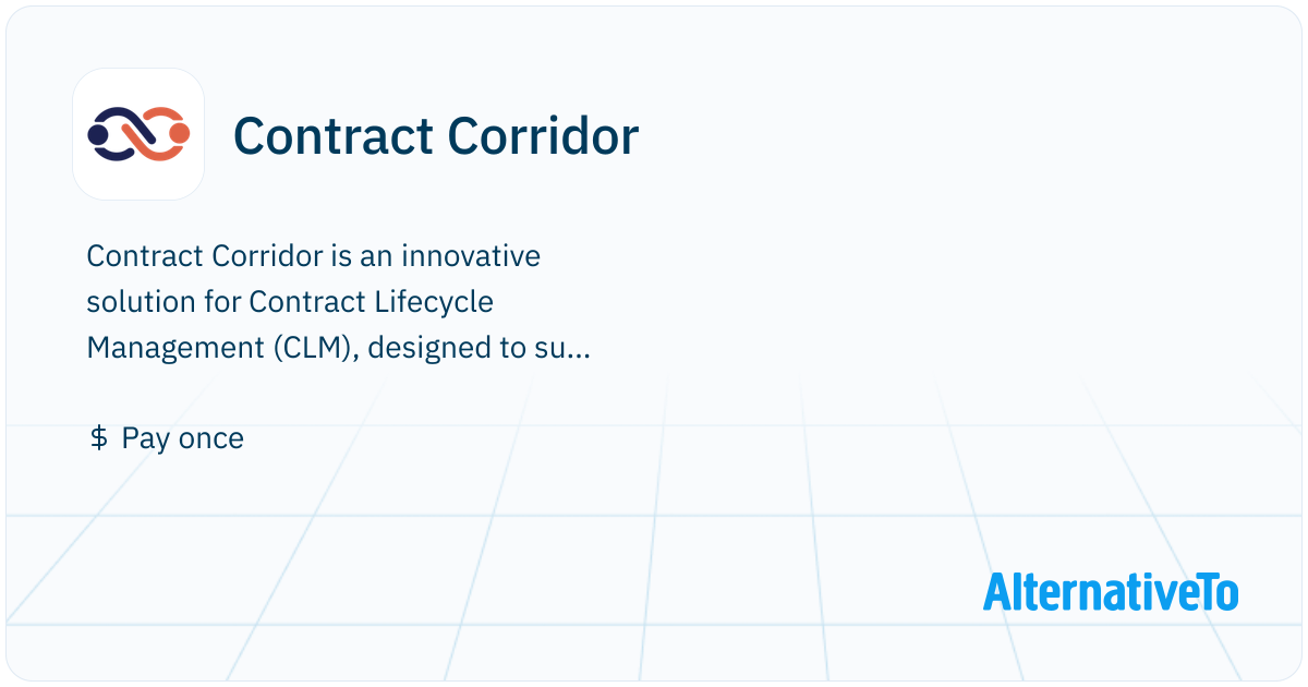 Contract Corridor: Enterprise-wide contract lifecycle management that ...