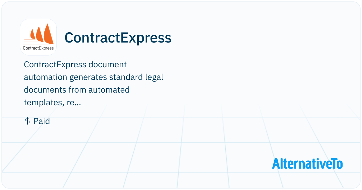 ContractExpress: Document automation generates standard legal documents ...