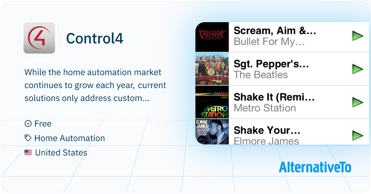 Control4: Manufactures a complete line of affordable wired and wireless ...