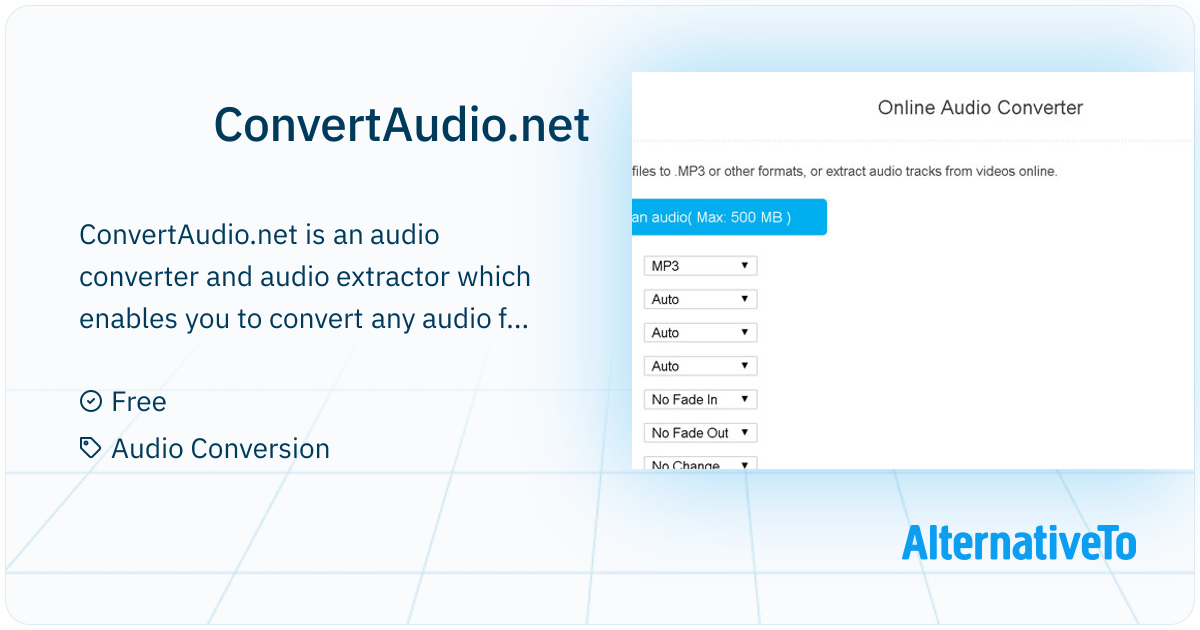 ConvertAudio.net: Online audio converter which lets you to convert ...