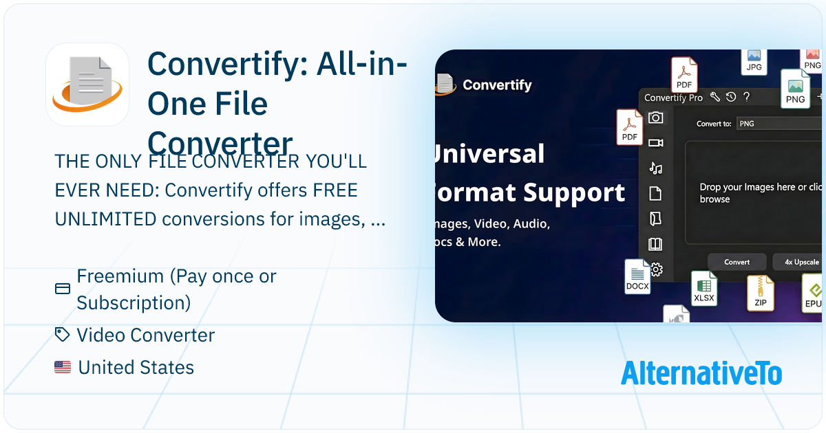 Convertify: All-in-One File Converter: Convertify is your ultimate free ...