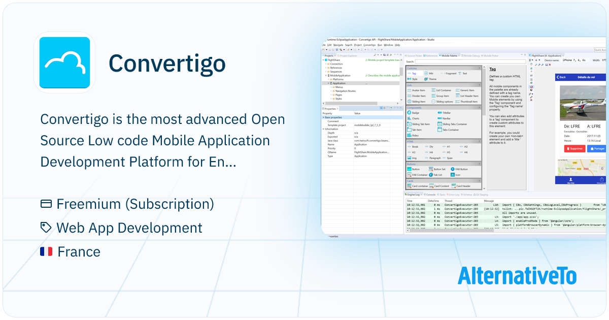 Convertigo: Low code Open source Enterprise Mobility Platform enabling ...