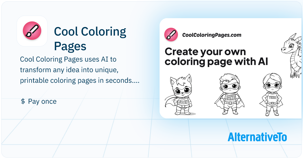 Cool Coloring Pages: Generate unique AI-powered coloring pages ...