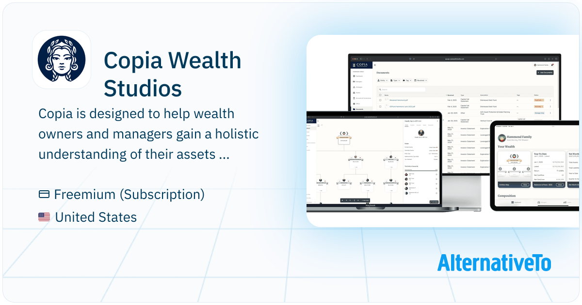 Copia Wealth Studios: Copia is a financial intelligence platform that ...