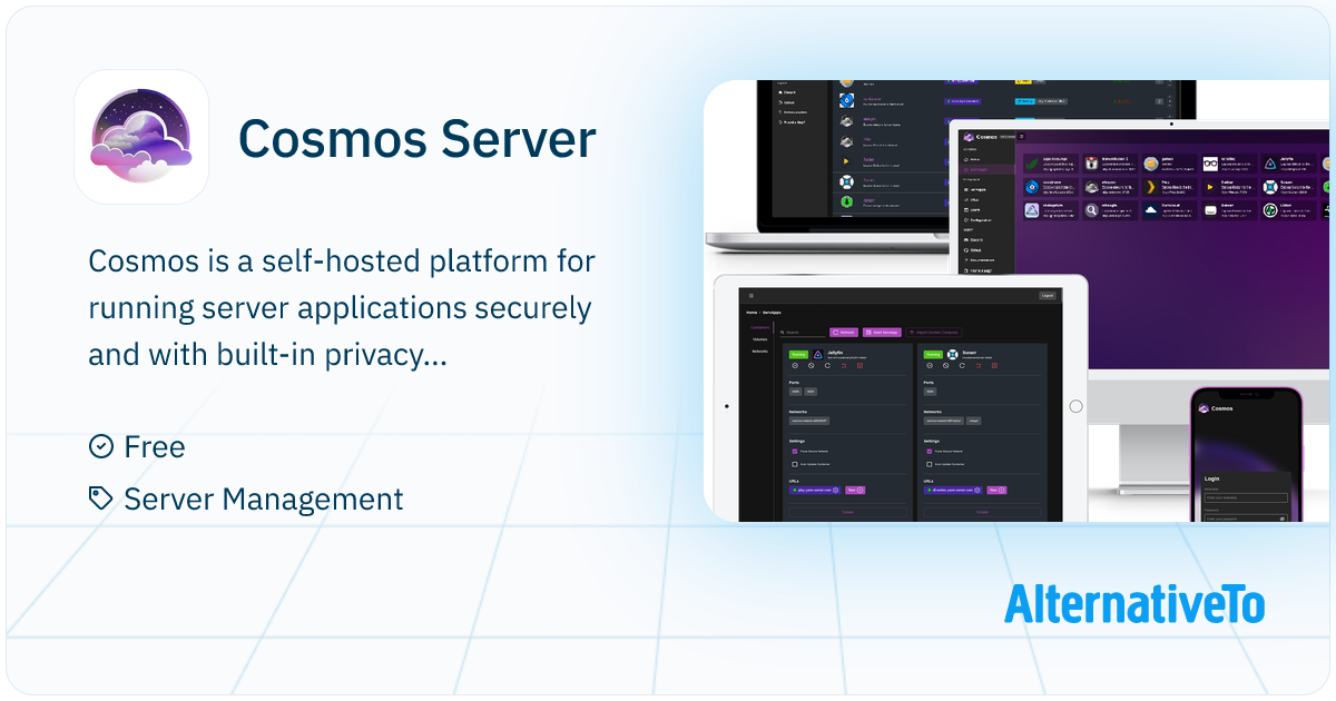 Cosmos Server: Secure and Easy Self-hosted platform. | AlternativeTo