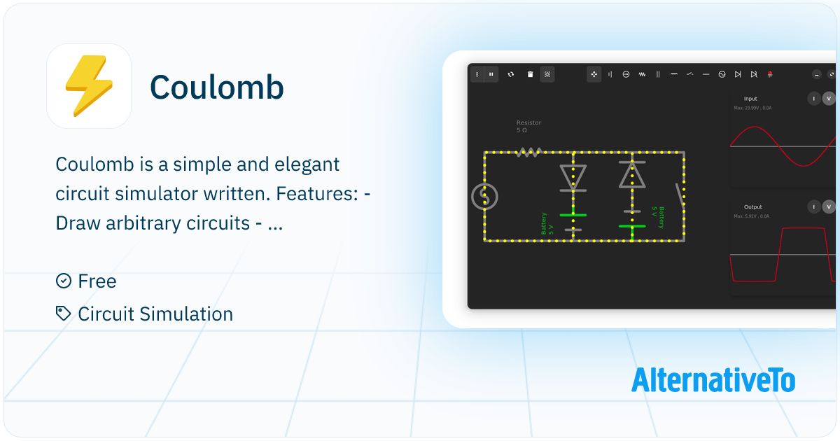 Coulomb: Simple and elegant circuit simulator written using Java, Gtk4 ...