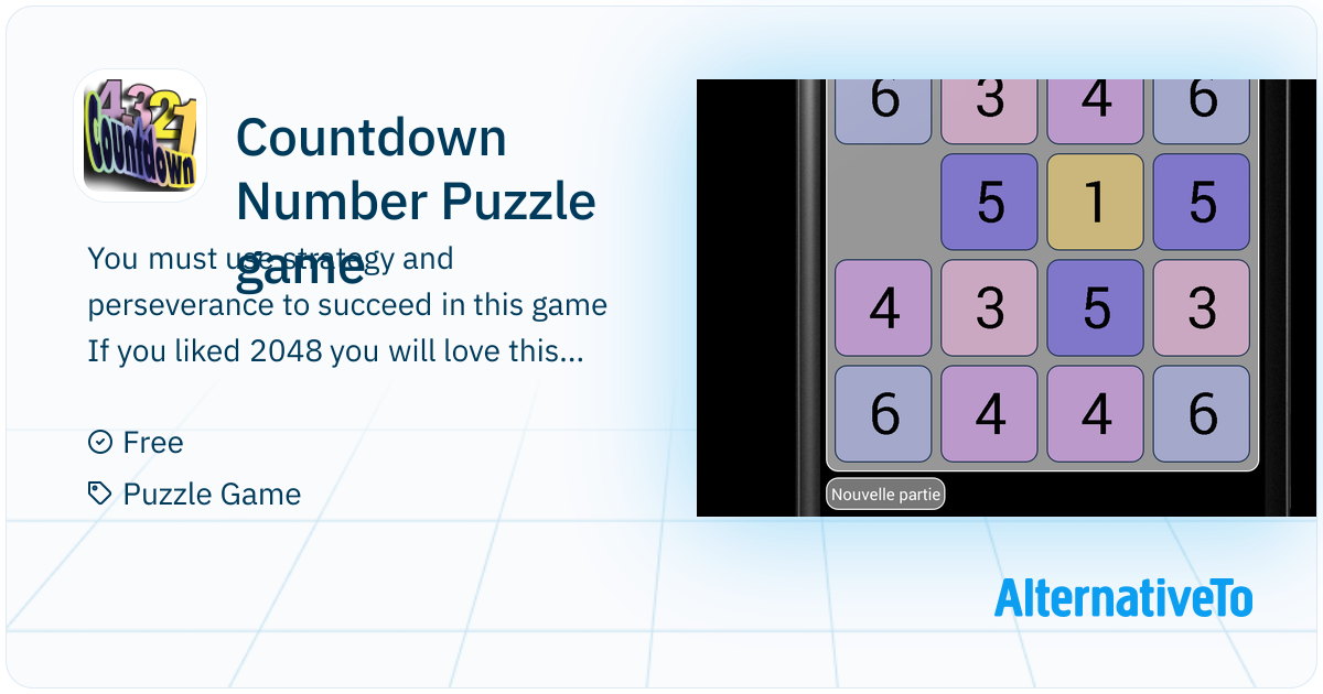 Countdown Number Puzzle game: You must use strategy and perseverance to ...