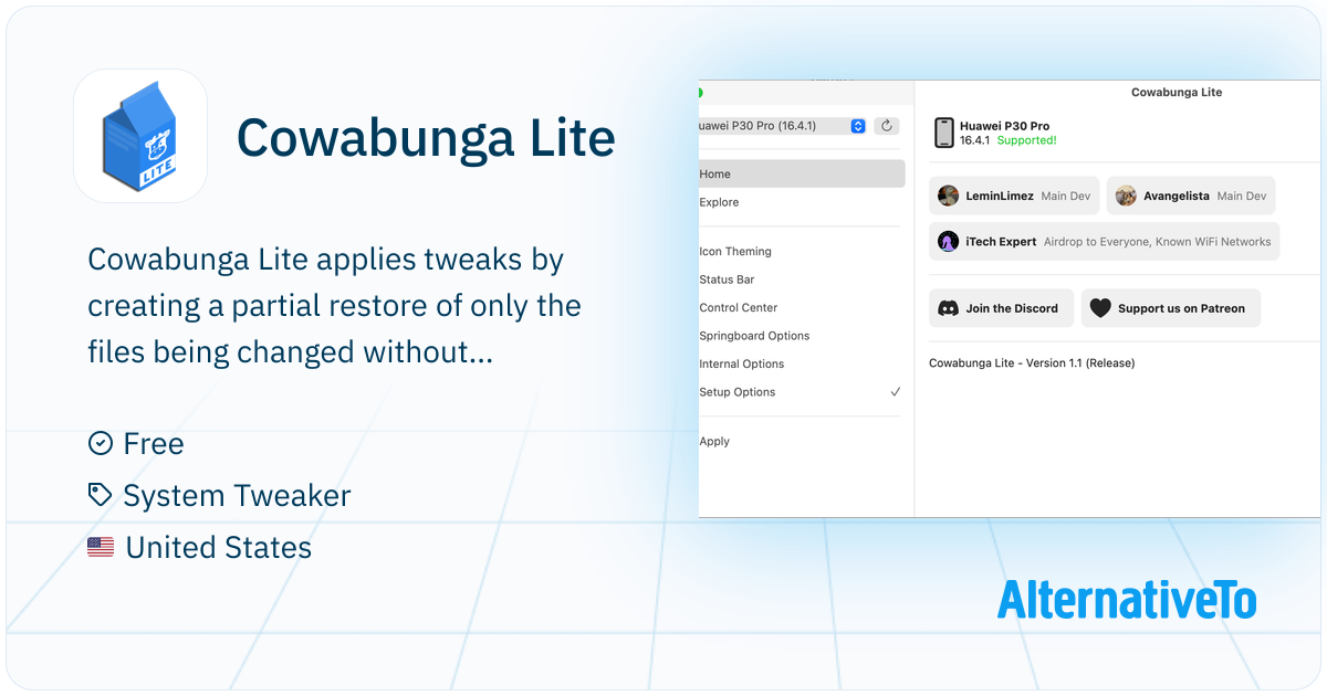 Cowabunga Lite: A jailed customization toolbox for iOS 15+ on all ...