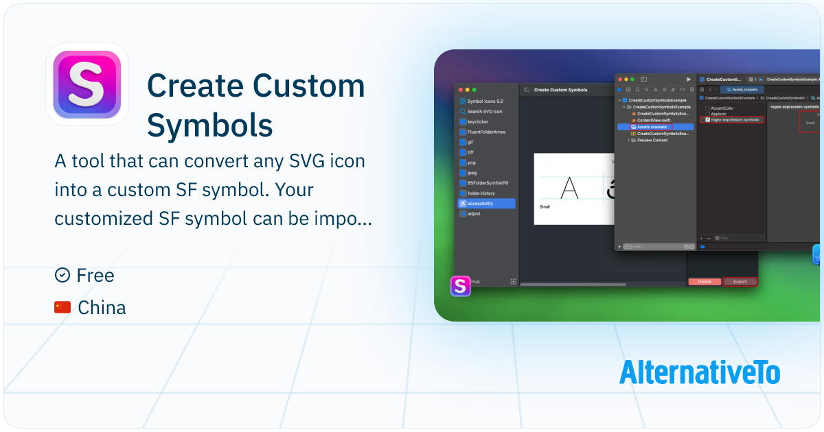 Create Custom Symbols: A tool that can convert any SVG icon into a ...