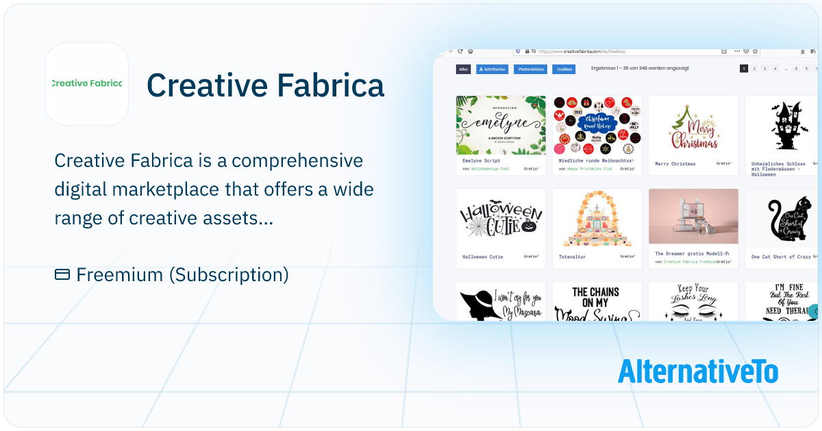 Creative Fabrica: Digital marketplace that offers creative assets such ...
