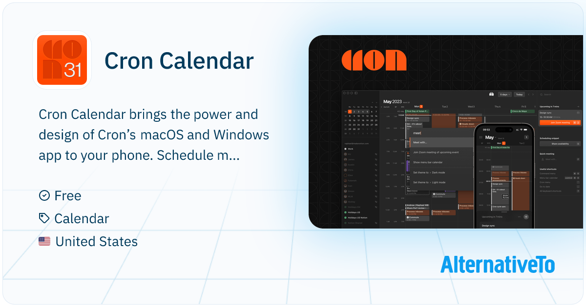 Cron Calendar: Brings the power and design of | AlternativeTo