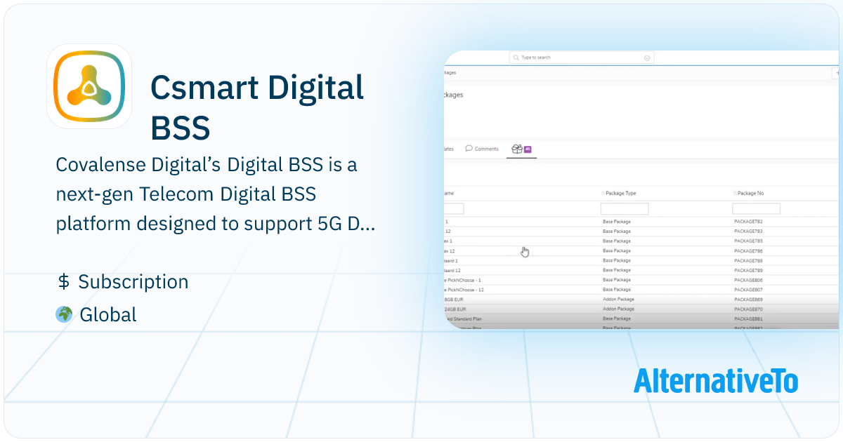 Csmart Digital BSS: A future-ready Telecom BSS platform enabling 5G ...
