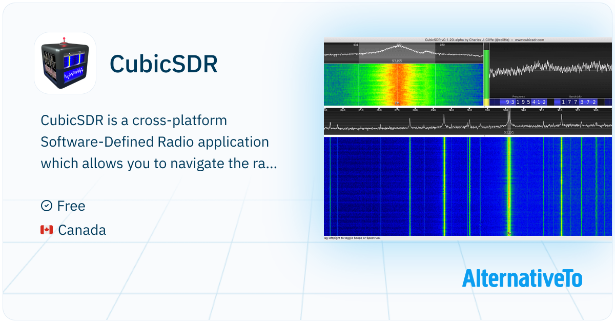 CubicSDR: Cross-platform Software-Defined Radio application which ...
