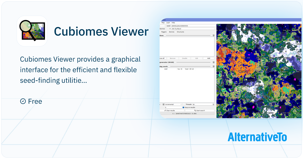 Cubiomes Viewer: An efficient graphical Minecraft seed finder and map ...