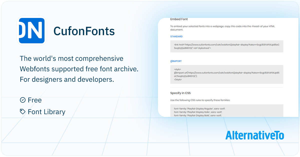 CufonFonts: At Cufonfonts.com, you can download thousands of fonts for ...