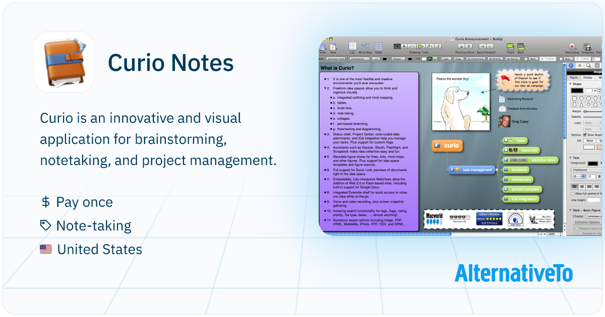 Curio Notes: Curio is an innovative and visual application for ...