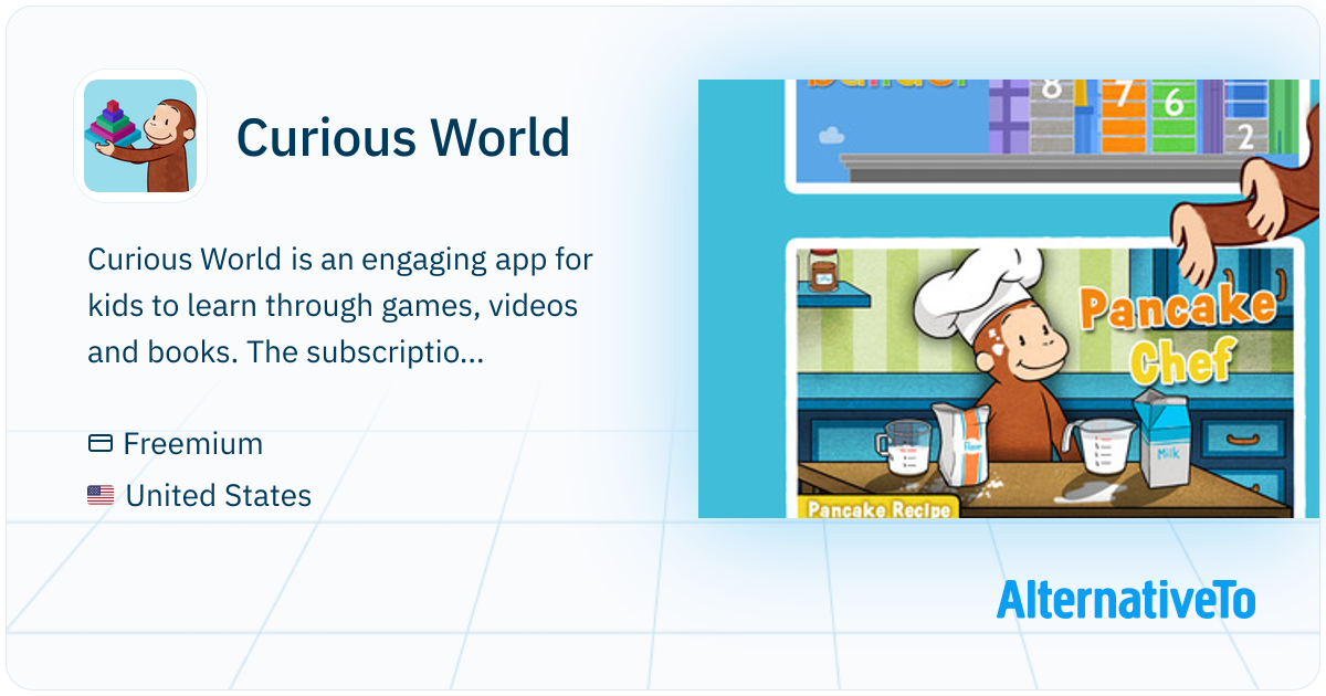 Curious World: Educational games, videos and books for kids | AlternativeTo