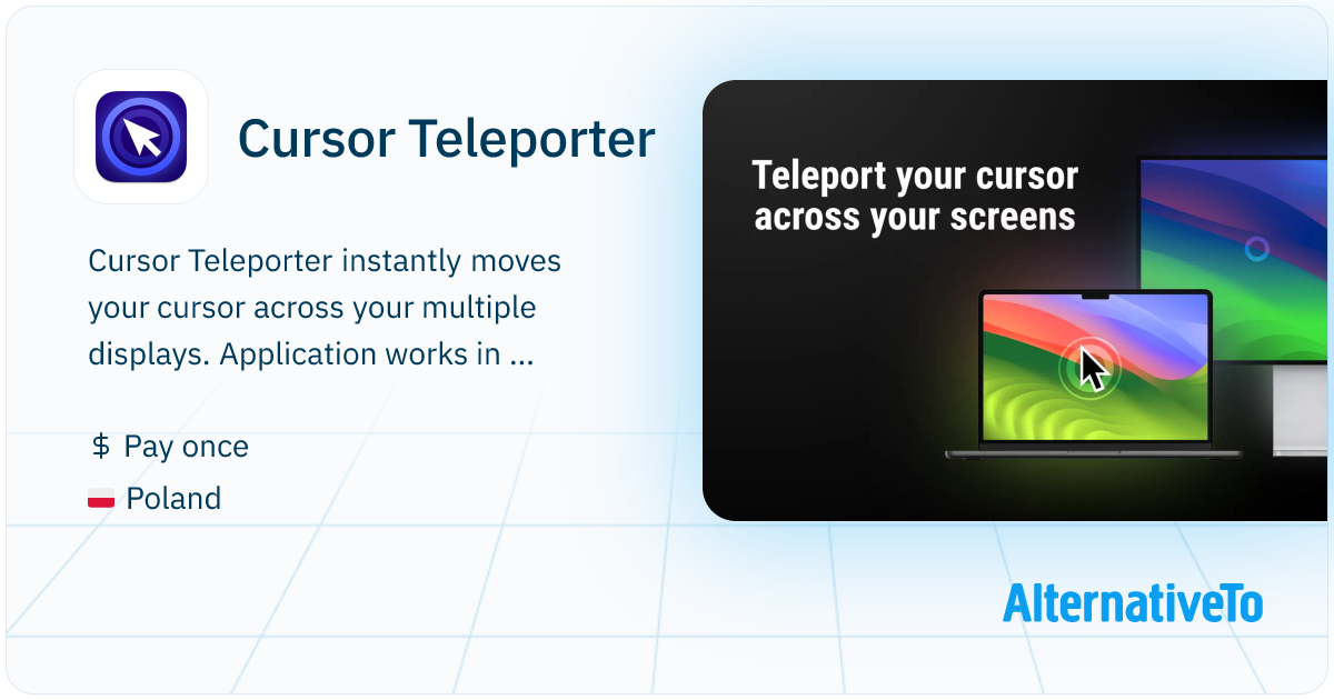 Cursor Teleporter: Teleport your cursor across your displays ...
