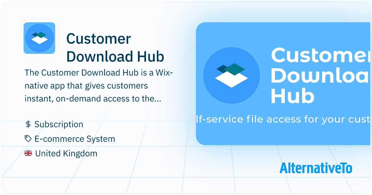 Customer Download Hub: A Wix-native app that gives customers instant ...