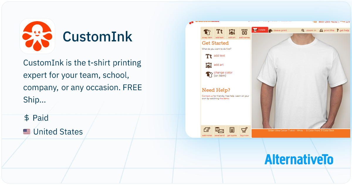 CustomInk: Custom t-shirts and other apparel and customized products ...