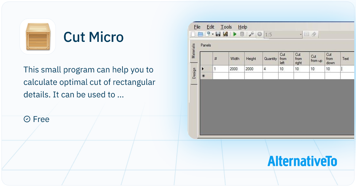 Cut Micro: Small program can help you to calculate optimal cut of ...