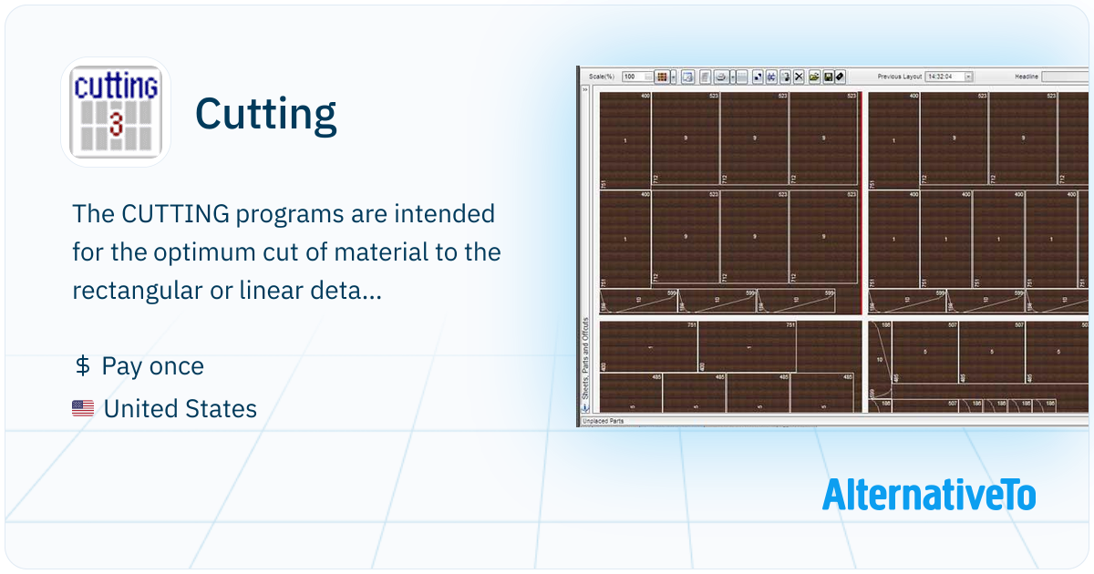 Cutting: The CUTTING programs are intended for the optimum cut of ...