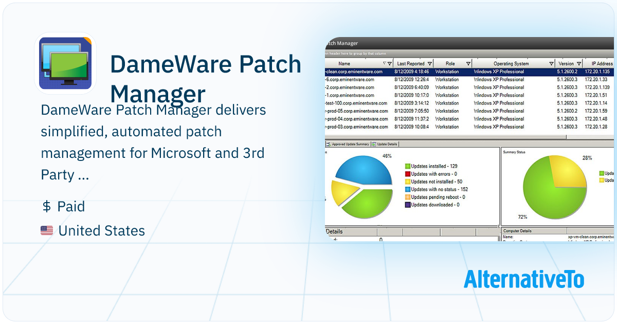 DameWare Patch Manager: Delivers simplified, automated patch management ...