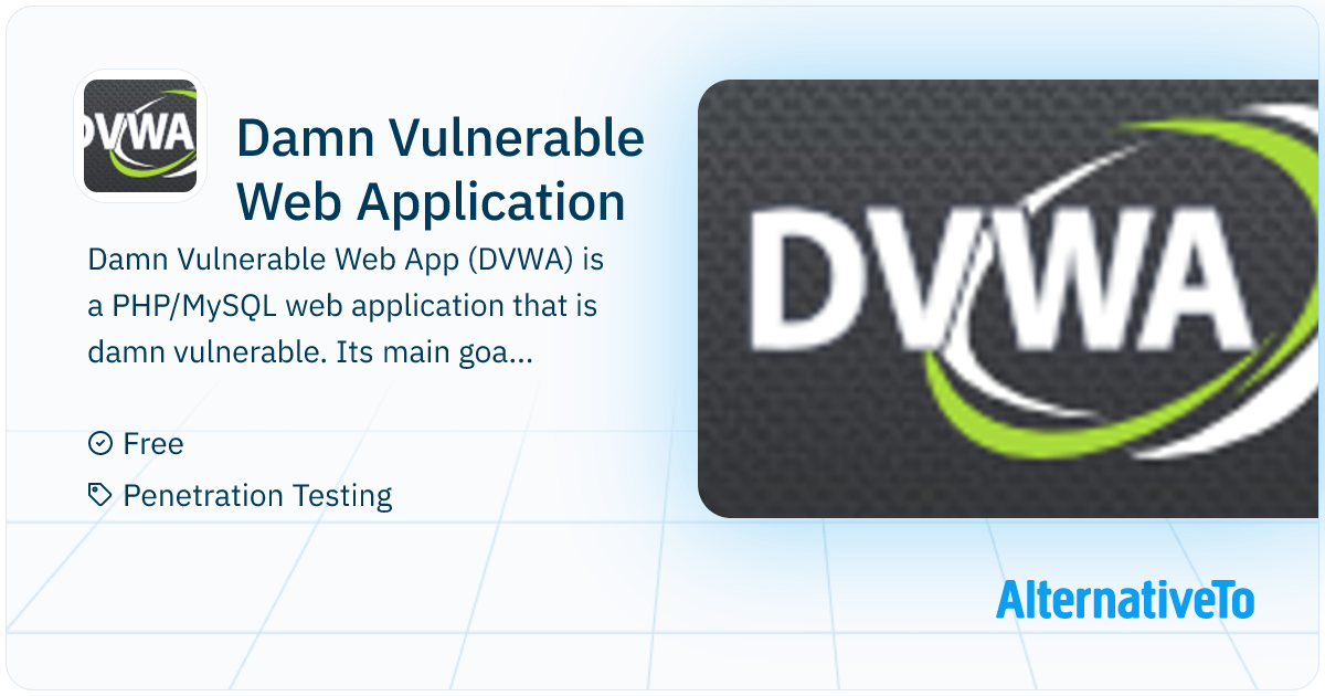 Damn Vulnerable Web Application: Damn Vulnerable Web App (DVWA) is a ...