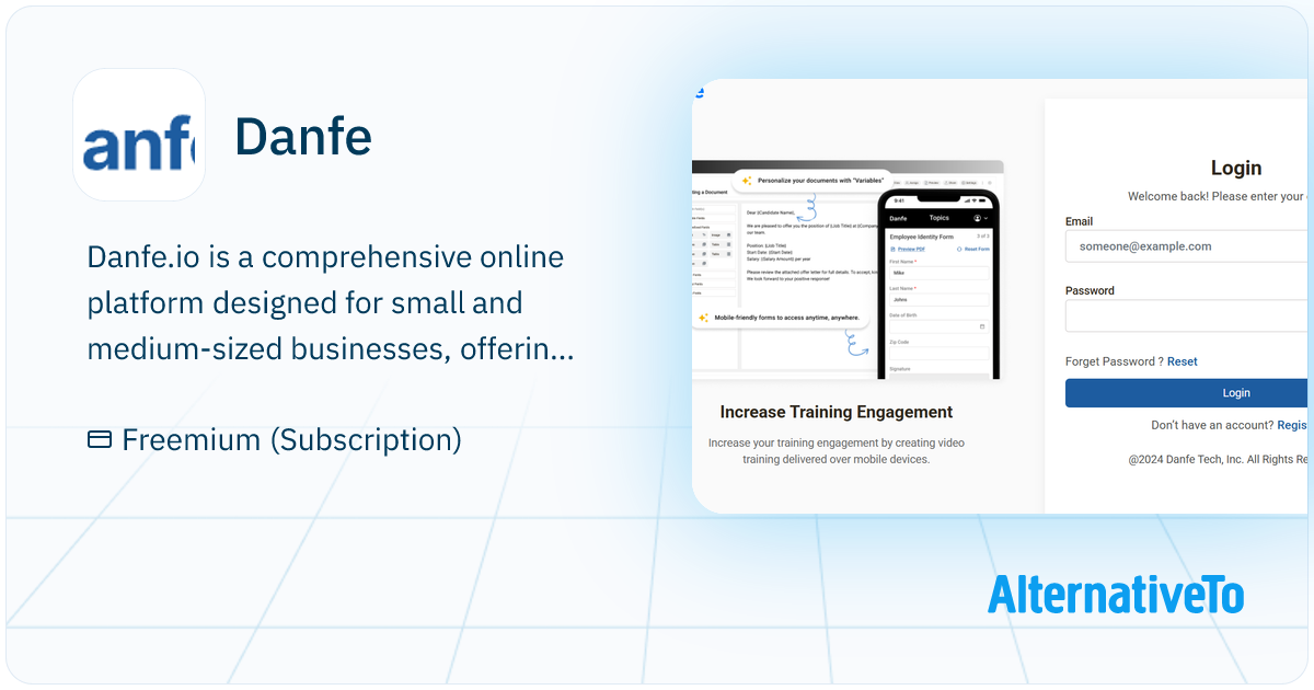 Danfe: LMS and employee onboarding software | AlternativeTo