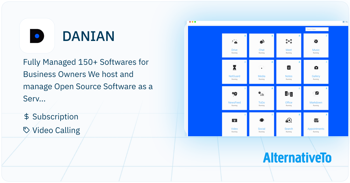 DANIAN: Fully Managed 150+ Softwares for Business Owners | AlternativeTo