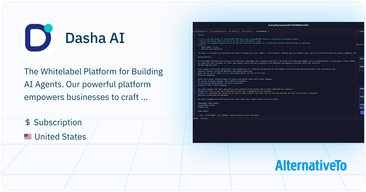 Dasha AI: Flawless, Low-Latency, Ultra-Realistic AI Agents for ...