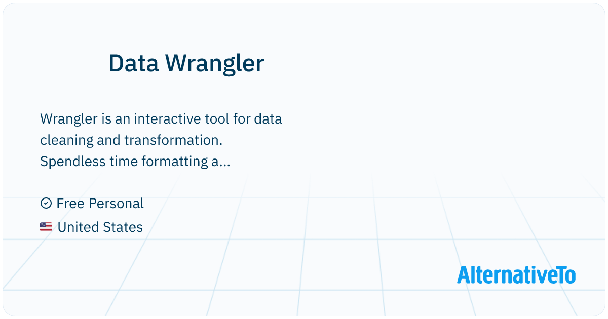 Data Wrangler: Wrangler is an interactive tool for data cleaning ...
