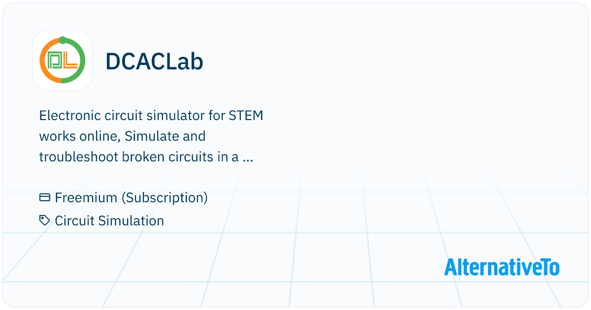DCACLab: Interactive online circuit simulator | AlternativeTo