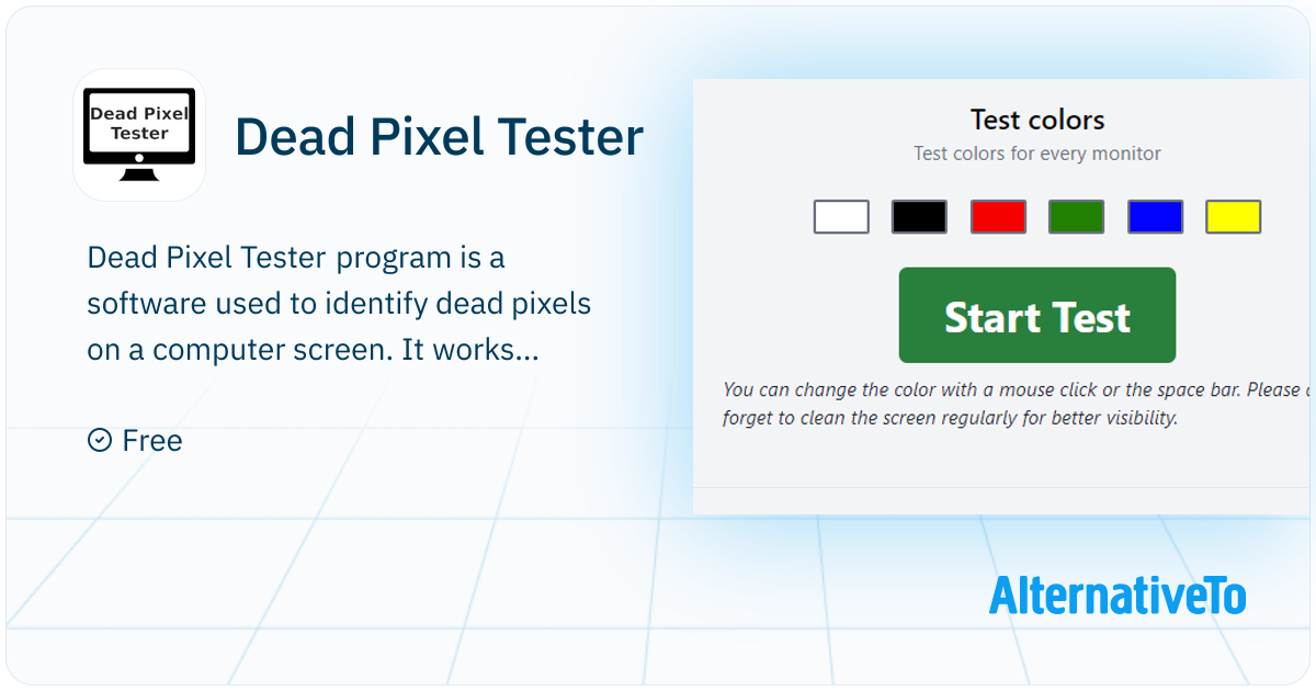 Dead Pixel Tester: Program detects dead pixels on computer screens by ...