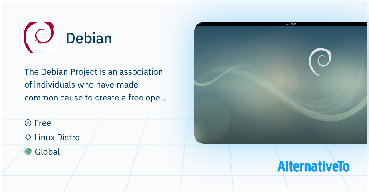 Debian: The Universal Operating System | AlternativeTo
