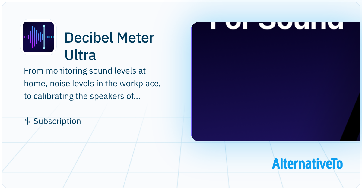 Decibel Meter Ultra: Measure, record and track sound levels in your ...