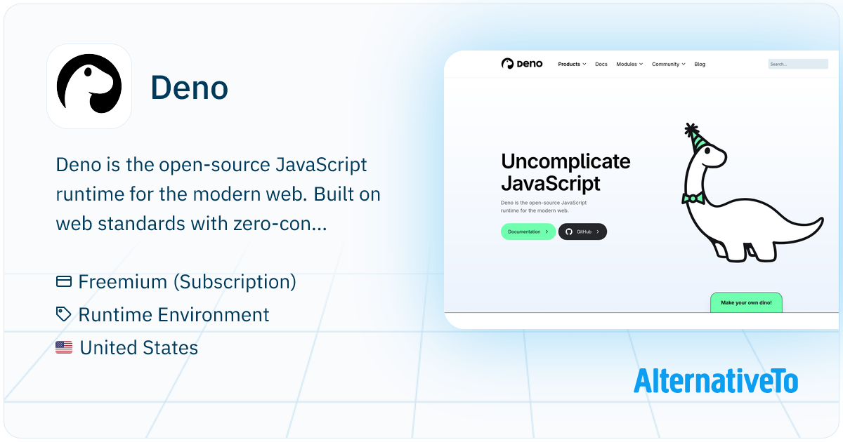 Deno: A secure runtime for JavaScript and TypeScript built with V8 ...