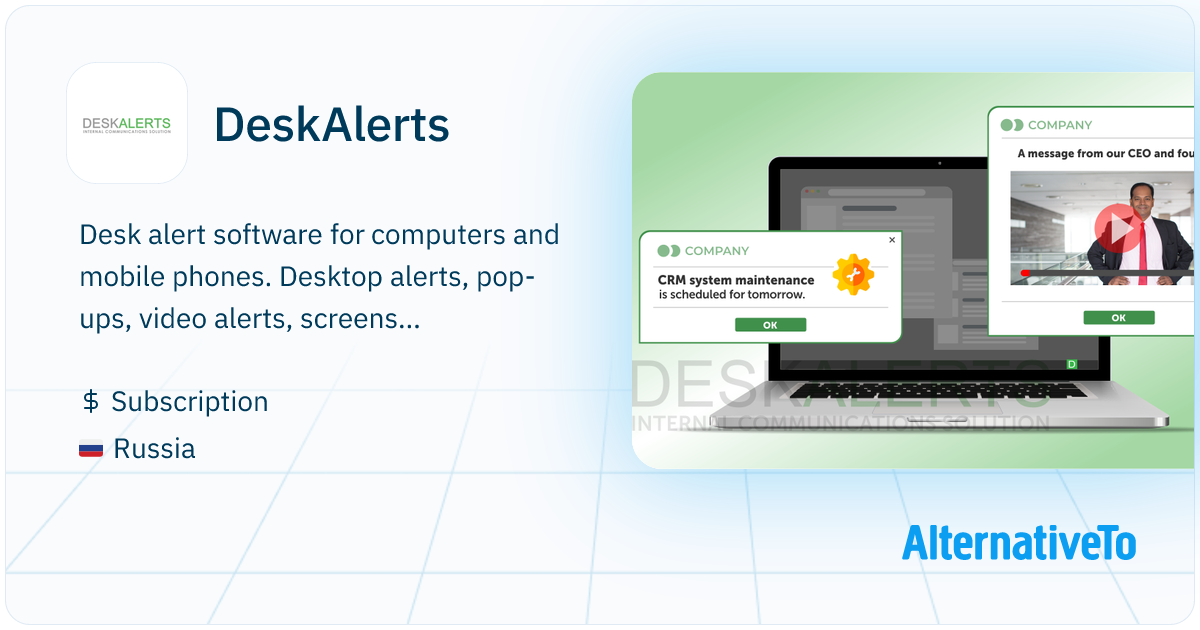 DeskAlerts: Send urgent messages each business day within a specific ...