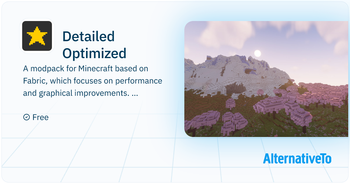 Detailed Optimized: - a simple modpack to improve performance for ...