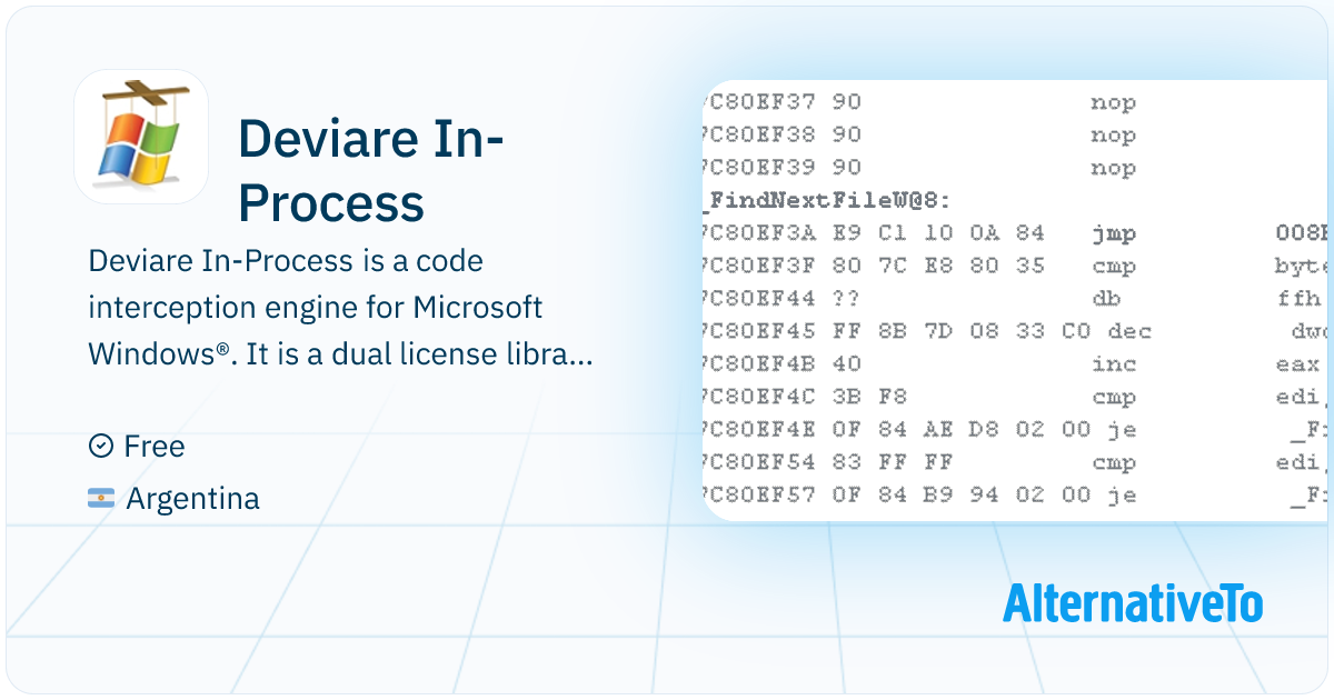 Deviare In-Process: Code interception engine for Microsoft Windows ...
