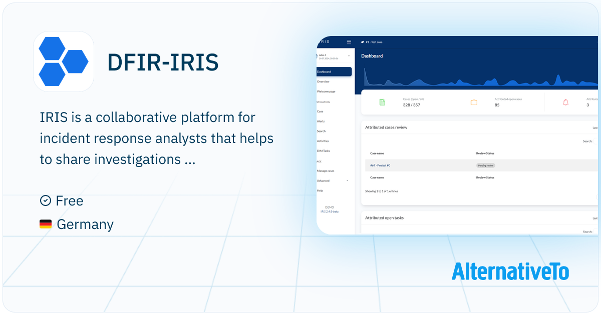DFIR-IRIS: Collaborative incident response platform | AlternativeTo