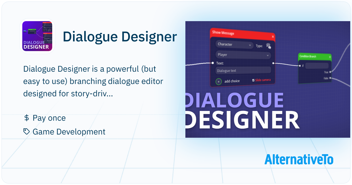 Dialogue Designer: An easy to use but powerful tool for creating ...