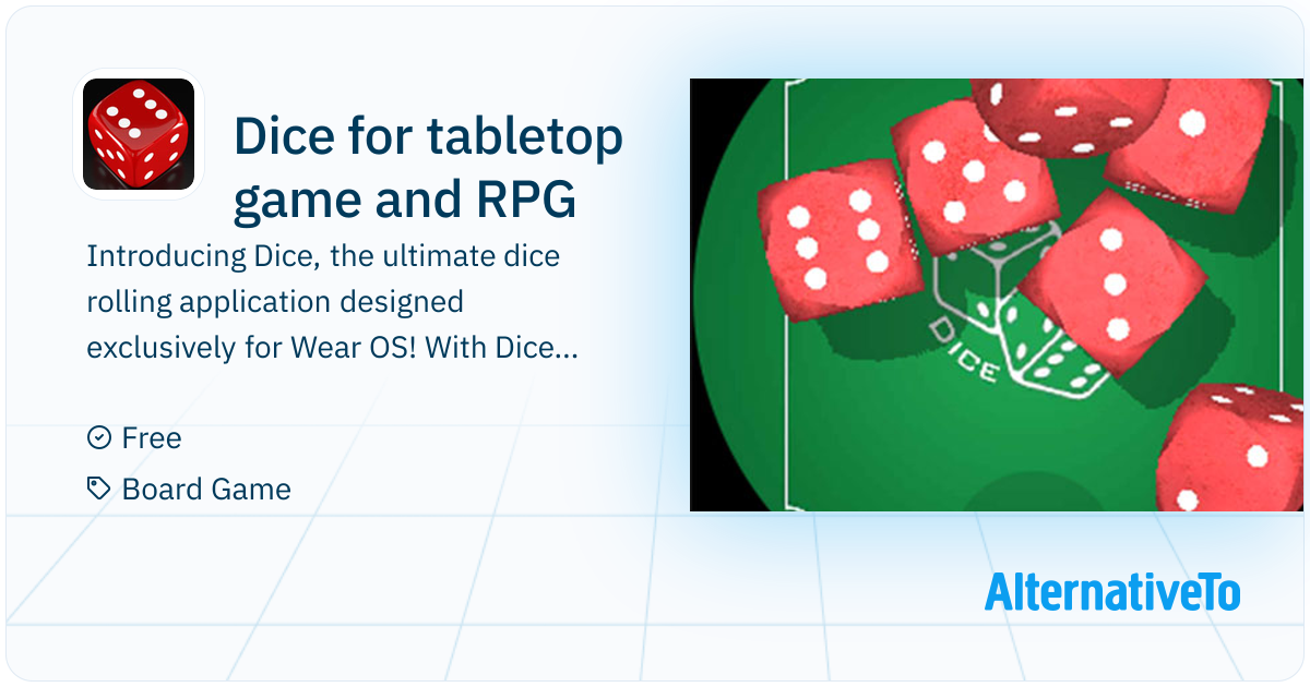 Dice for tabletop game and RPG: Dice lets you roll a variety of 3D dice ...
