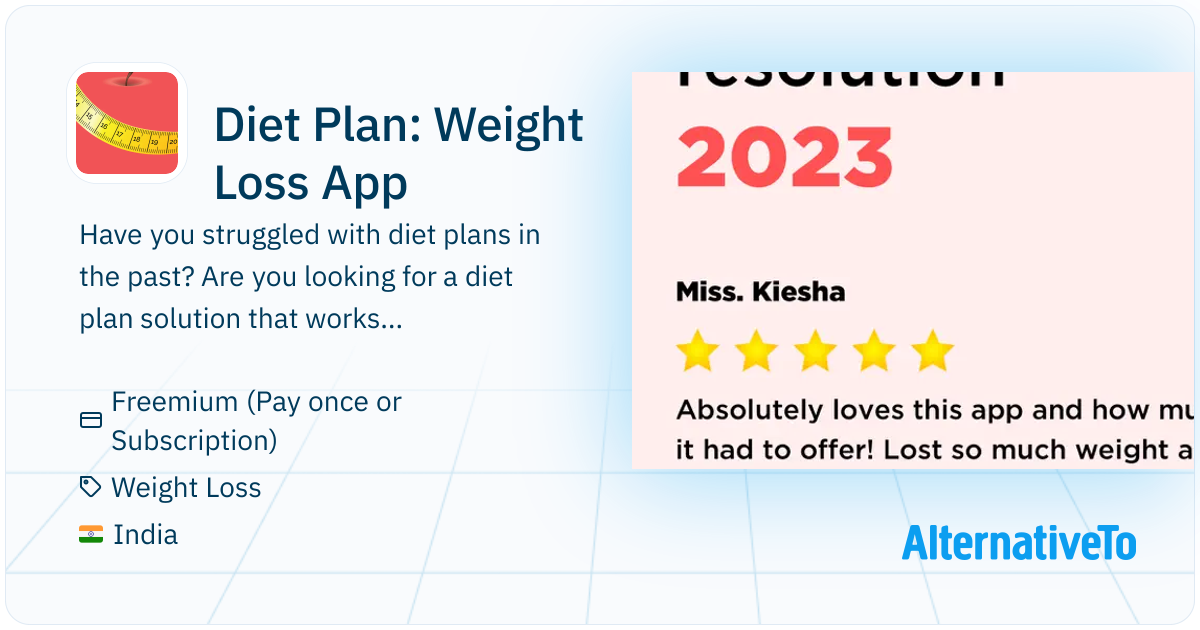 Diet Plan: Weight Loss App: This app contains bunch of healthy balanced ...