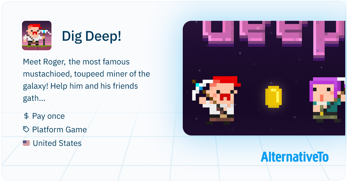 Dig Deep!: 2D platformer game of mining and exploration, prepare for a ...